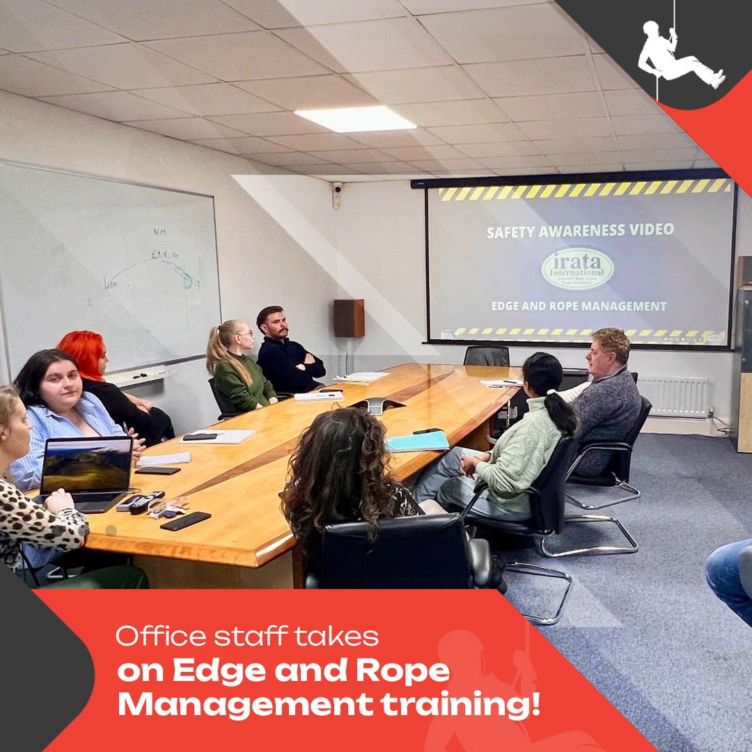 Office staff takes on Edge and Rope Management training! | RAIL