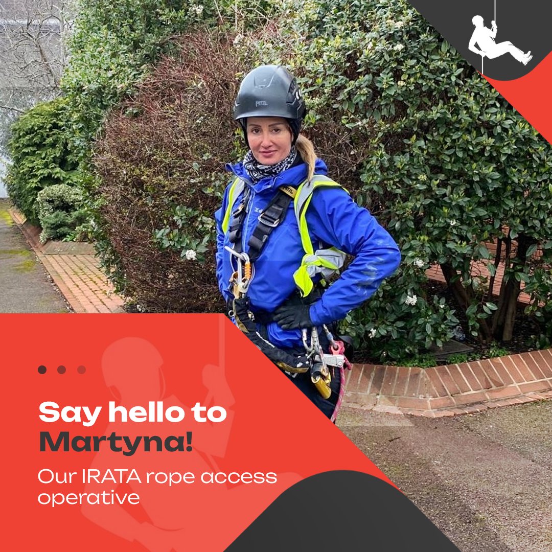 Say hello to Martyna! Our IRATA rope access operative | RAIL