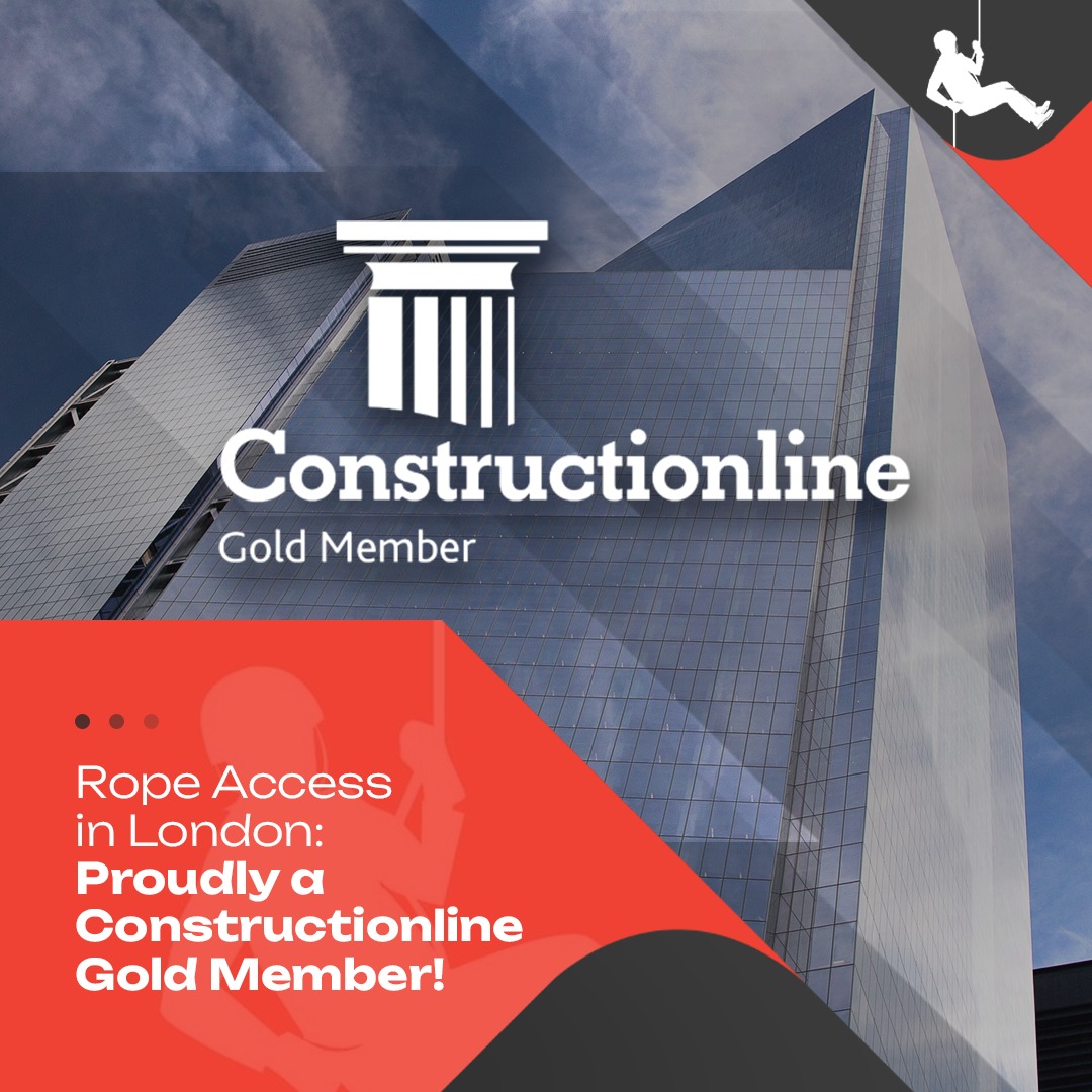 Rope Access in London: Proudly a Constructionline Goud Member! | RAIL